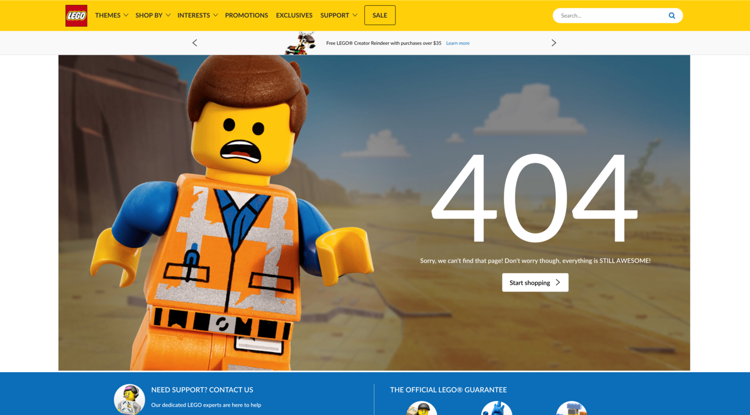 21 Examples Of The Best 404 Page Ever For Your Totally On-Brand Web Design