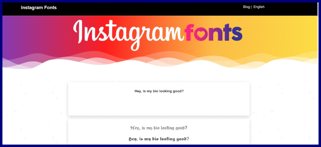 How To Get Different Fonts on Instagram Bio - Top Instagram Font ...